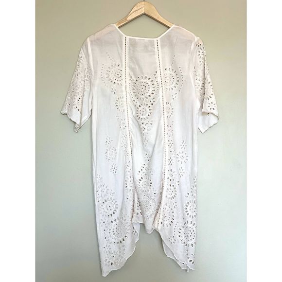 Sundance | Swim | Sundance Eyelet Long Tunic 0cotton Embroidered Swim ...